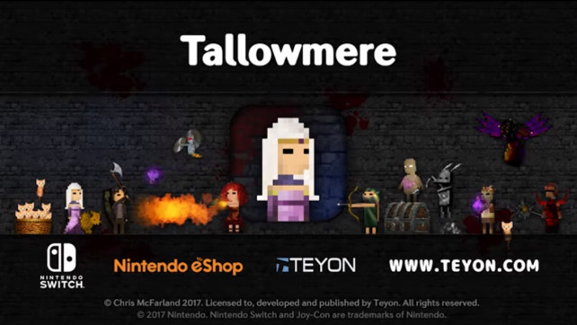 Teyon bringing Tallowmere to Switch on Thursday | Darkain Arts Gamers